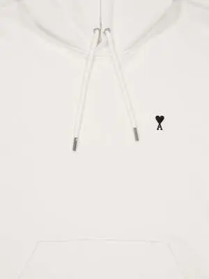 AMI Paris De Coeur Cotton Sweatshirt - White