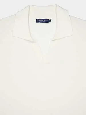 Frescobol Carioca Rino Knit Polo - White