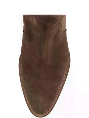 ANNA F. Pointed-toe Boots - Brown