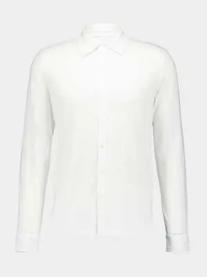Majestic Filatures Organic Cotton Artisanal Dyeing Herman Shirt - White