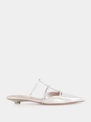 Valentino Garavani Mini Rockstud Mules - Silver