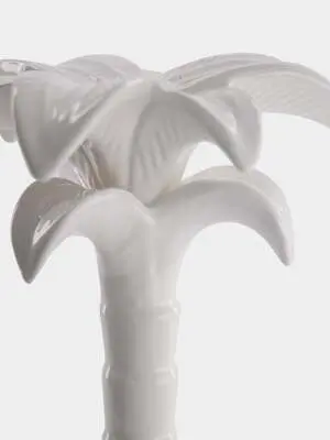 LES-OTTOMANS Medium Sugar Cane Ceramic Candleholder