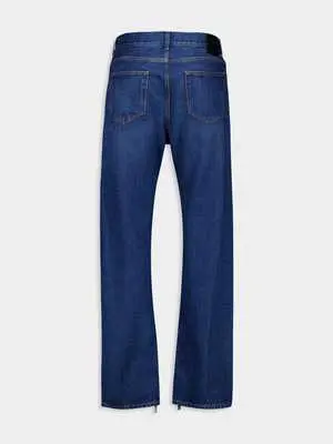 Off-White Arr Tab Zip Det Skate Wide-leg Jeans - White