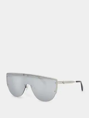 Alexander McQueen Eyewear Skull Sunglasses - Silver