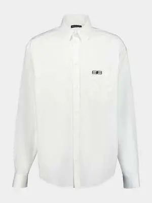 Balenciaga Cotton Large-fit Shirt