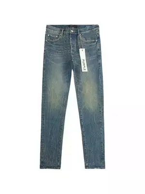 PURPLE BRAND Buttoned Jeans - Blue