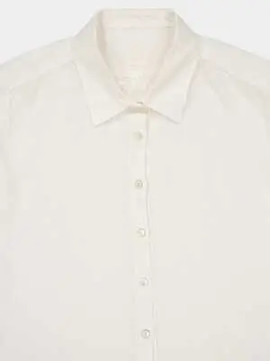 120% Lino Linen Long Sleeve Button-up Shirt