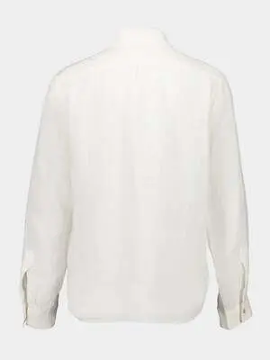 120% Lino Linen Long Sleeve Button-up Shirt