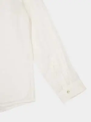 120% Lino Linen Long Sleeve Button-up Shirt