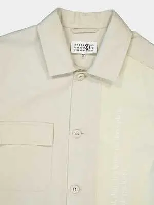 MAISON MARGIELA Sport Buttoned Cotton Jacket With Tonal Print