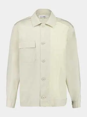 MAISON MARGIELA Sport Buttoned Cotton Jacket With Tonal Print