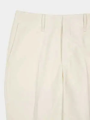 Fendi Wool Gabardine Straight-leg Trousers