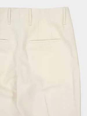 Fendi Wool Gabardine Straight-leg Trousers