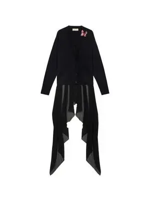 Blumarine Butterfly Appliqué Cardigan