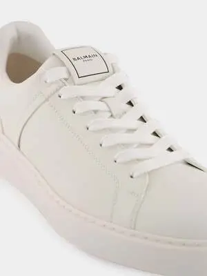 Balmain Calfskin B-court Sneakers