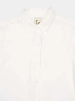 PAULA Alyssum Silk Shirt - White