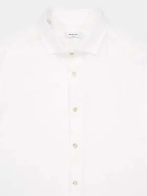 Boglioli Regular Fit Linen Button-up Shirt - White