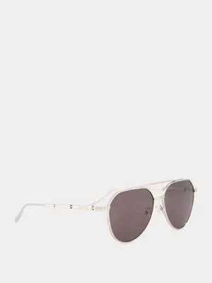 Alexander McQueen Metal Pilot Sunglasses