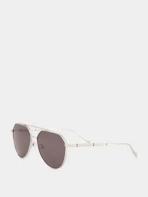 Alexander McQueen Metal Pilot Sunglasses