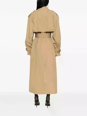 Saint Laurent Button Belted Coat