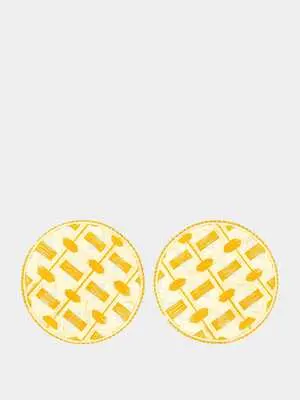 La DoubleJ Set Of 2 Napoli Taffia Tablemats