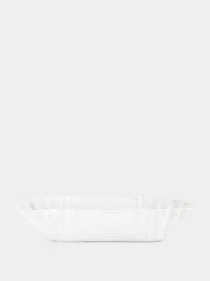 ASTIER DE VILLATTE Fifine Long Deep Platter - White