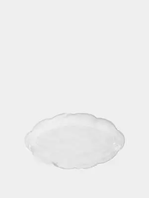 ASTIER DE VILLATTE Small Oval Daisy Dish - White