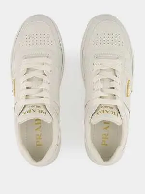 Prada Low-top Leather Sneakers - White