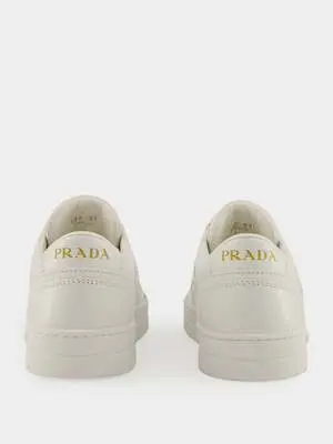Prada Low-top Leather Sneakers - White