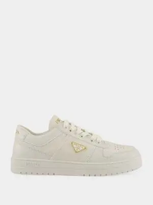 Prada Low-top Leather Sneakers - White