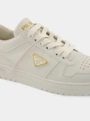 Prada Low-top Leather Sneakers - White
