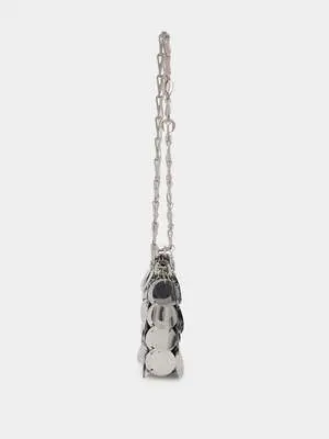 Rabanne Sparkle Discs Nano Bag - Silver