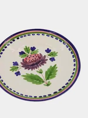 CASA LOPEZ Artichoke Ceramic Dessert Plate