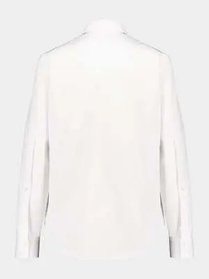 Gucci Cotton Poplin Shirt With Horsebit
