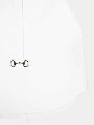 Gucci Cotton Poplin Shirt With Horsebit