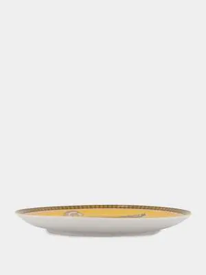 La DoubleJ The Sphynx Saffron Decorative Plate - Yellow