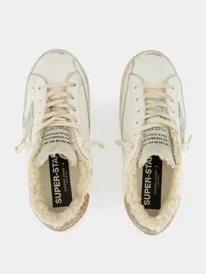 GOLDEN GOOSE Super-star Shearling Sneakers