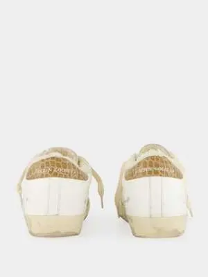 GOLDEN GOOSE Super-star Shearling Sneakers