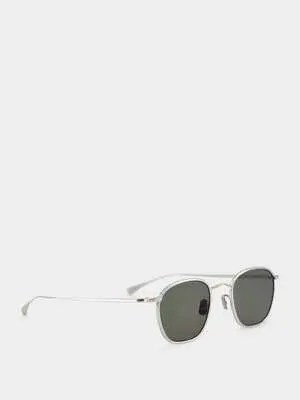 EYEVAN 7285 Round Frame Sunglasses - Silver