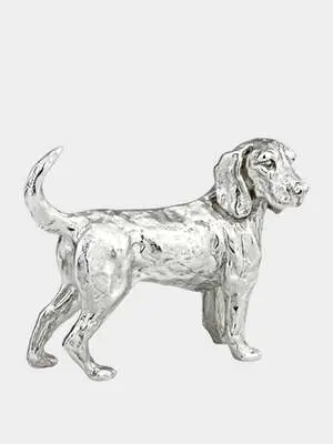 LEITÃO &AMP; IRMÃO Beagle Dog Sculpture - Silver