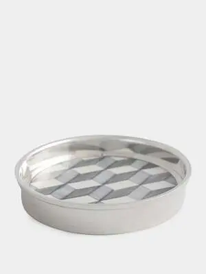 LEITÃO &AMP; IRMÃO Leitão & Irmão Downtown Tile Bottle Coaster - Silver