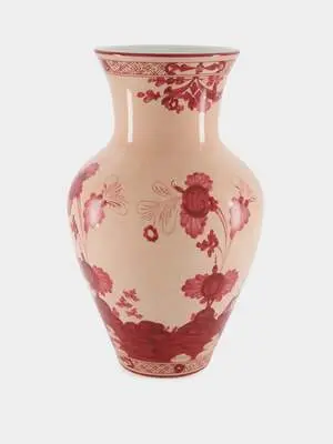 GINORI 1735 Ginori 1735 Oriente Italiano Vermiglio Large Ming Vase Red