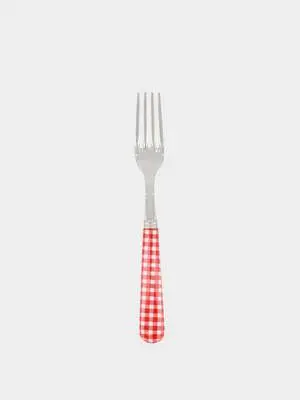 Sabre Paris Vichy Salad Fork - Red