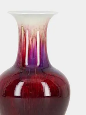 POLSPOTTEN Vivid Gradient Curved Top Vase