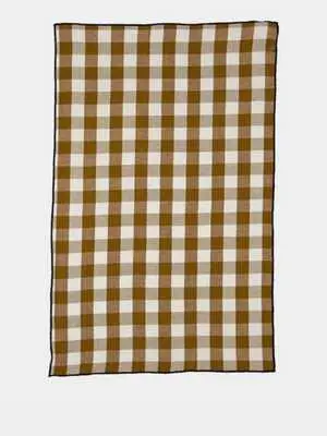 Maison De Vacances Mimi Vichy Brown Kitchen Towel - Red