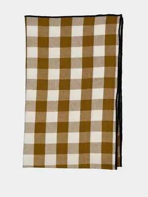 Maison De Vacances Mimi Vichy Brown Kitchen Towel - Red