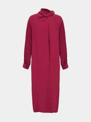 PAULA Irys Maxi Wrap Dress With Tie - Red