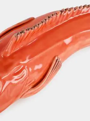 BORDALLO PINHEIRO Large Tub Gurnard Sculpture By