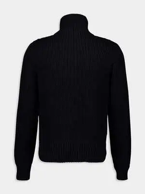 Alexander McQueen Tartan Zipped Knitted Cardigan - Red