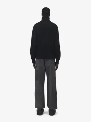 Alexander McQueen Tartan Zipped Knitted Cardigan - Red